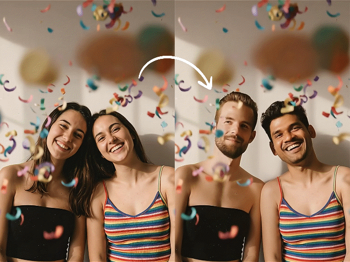 Multiple Face Swap Video - Swap Multiple Faces in Videos with Dzine AI